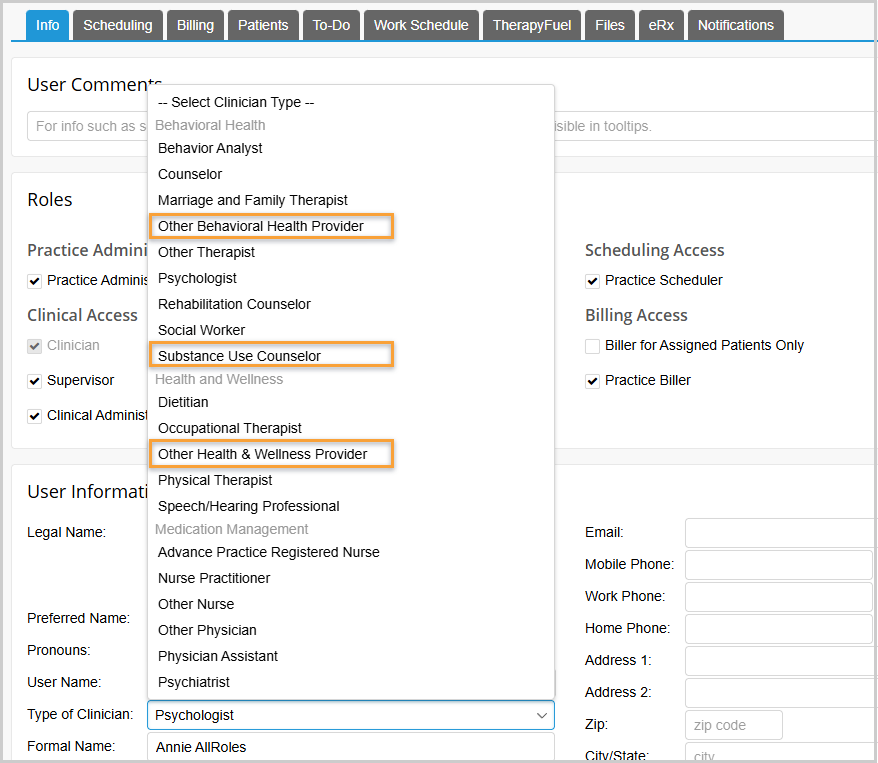 What’s New: Updated Patient To-Do Tab and Expanded Clinician Types