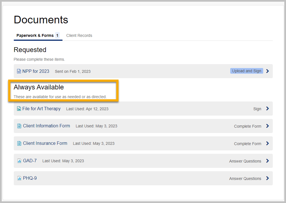 What's New: Always Available Portal Forms