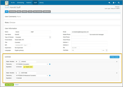 What's New: Staff Info Redesign with Multiple Licenses and NPI Lookup