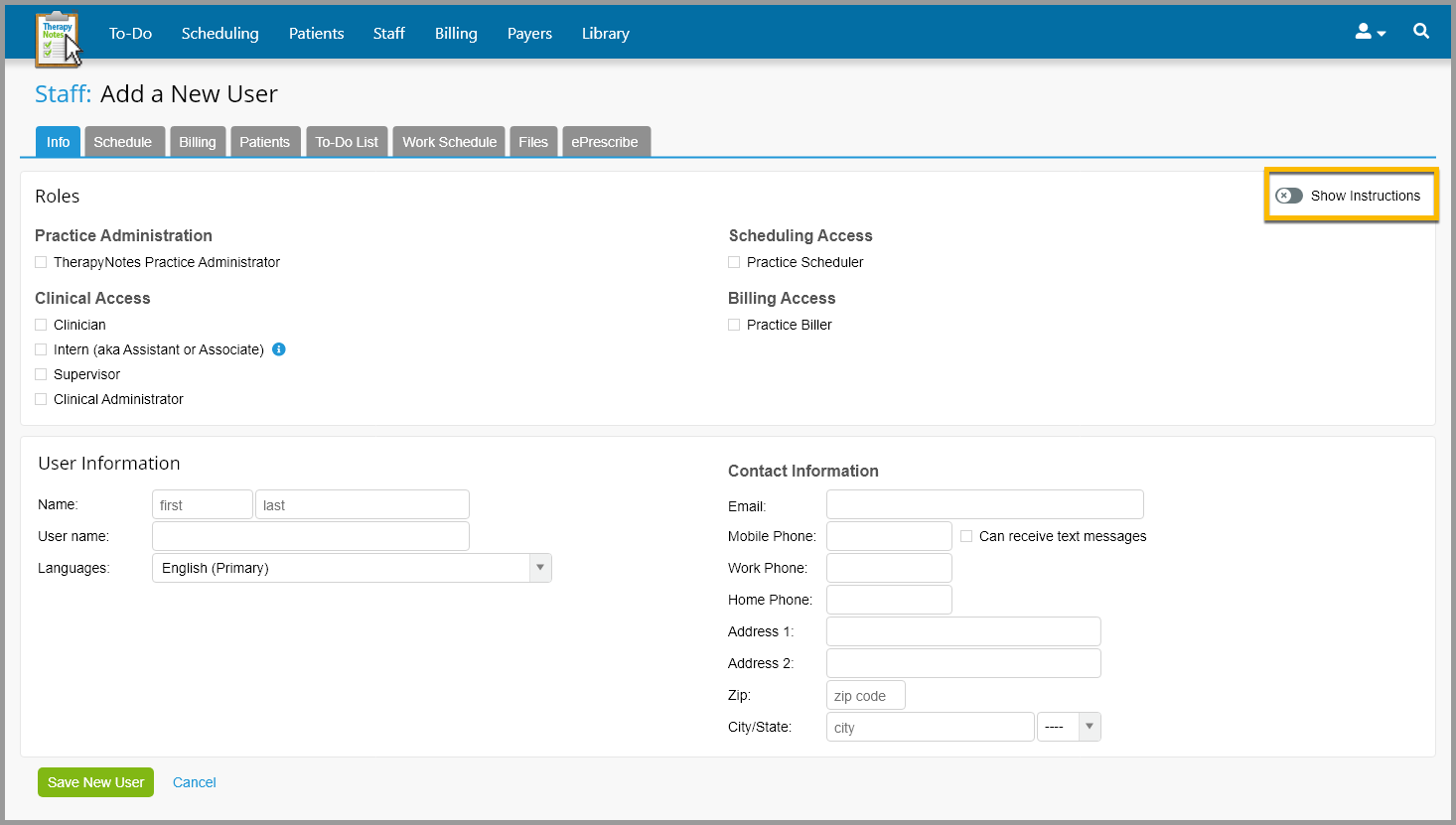 What's New: Staff Info Redesign with Multiple Licenses and NPI Lookup
