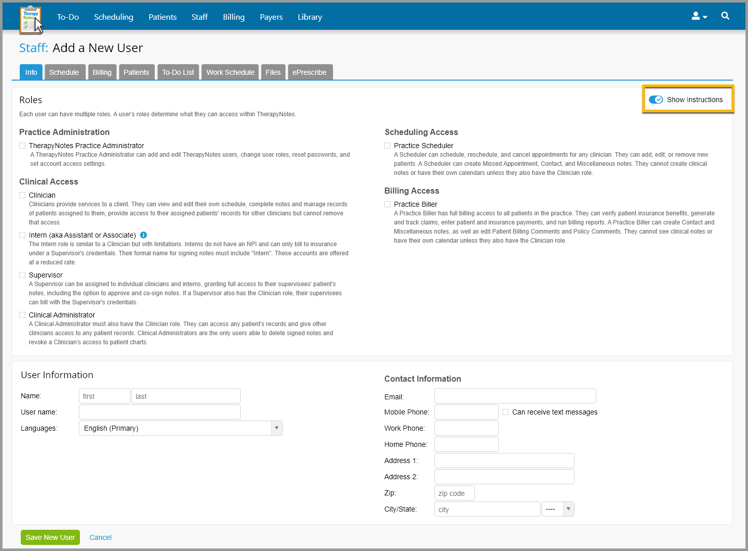 What's New: Staff Info Redesign with Multiple Licenses and NPI Lookup