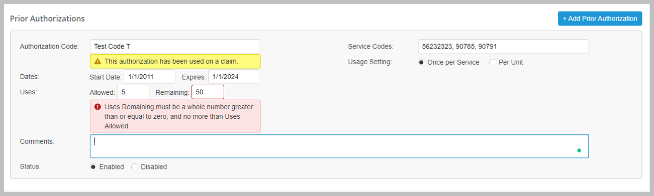 Prior Authorization Updates