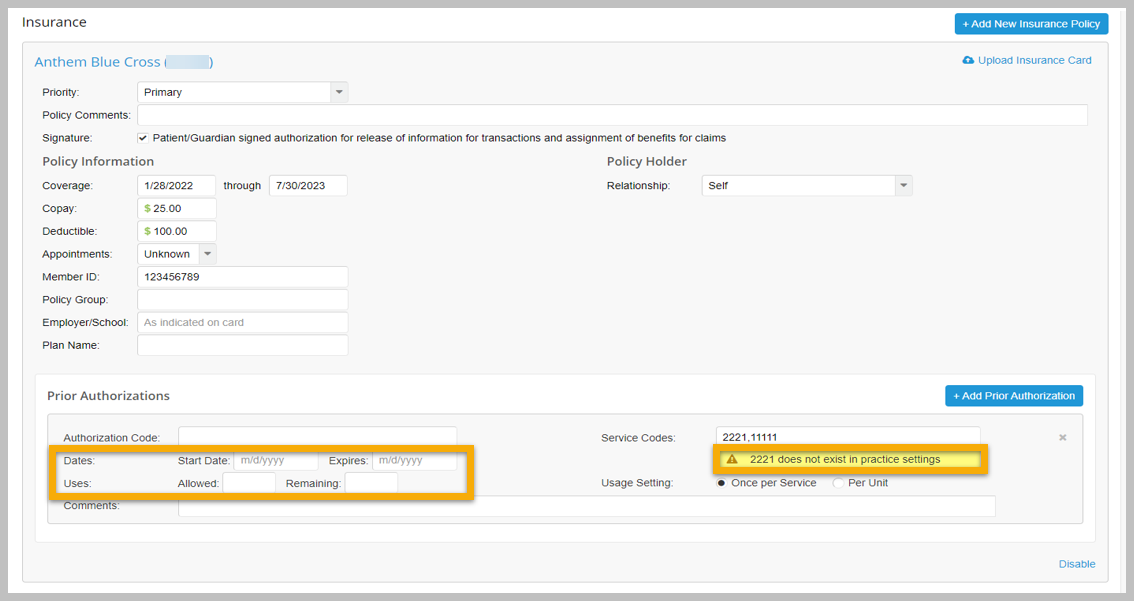 Prior Authorization Updates