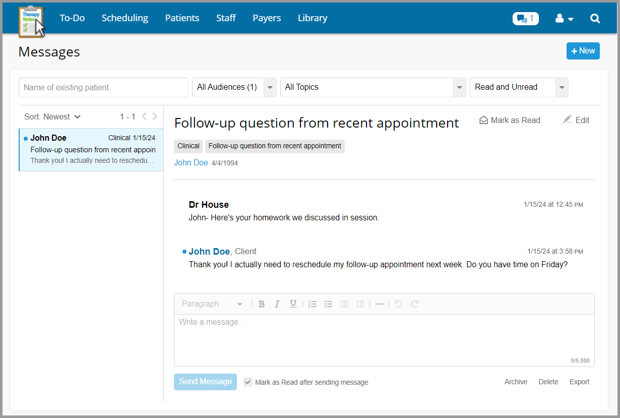 What's New: Secure Messaging