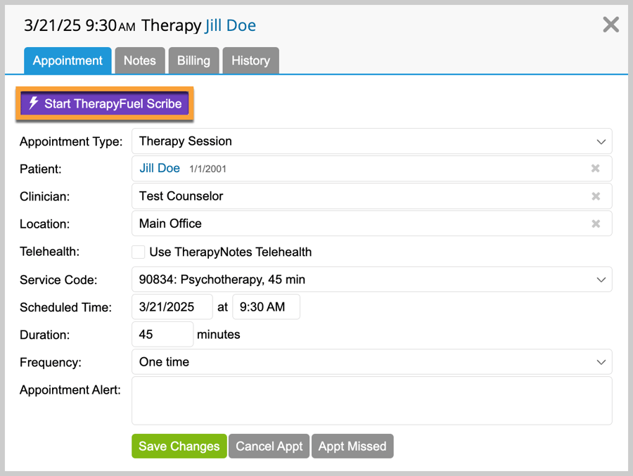 Introducing TherapyFuel Scribe: Writing Notes Has Never Been Easier!